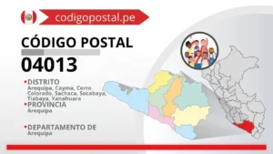 Código Postal Distrito Cayma 【 CPN del Perú